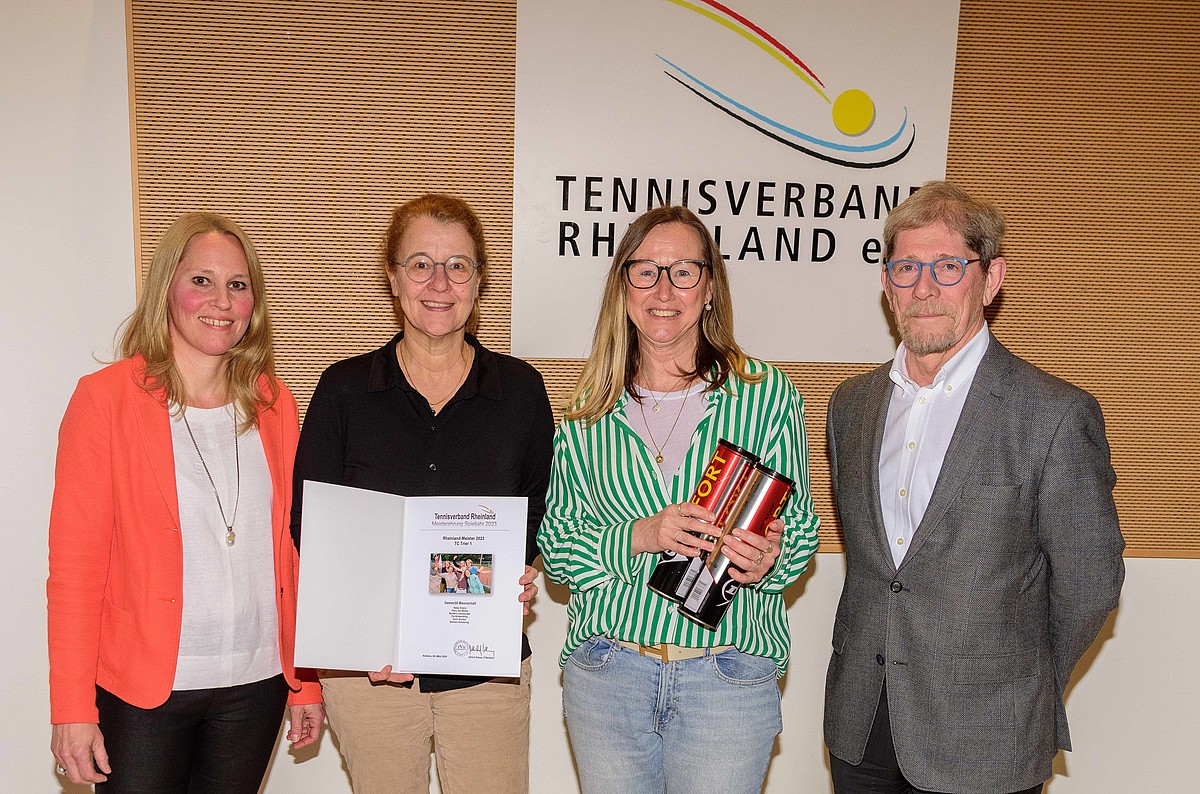 06.03.2024: Meisterehrung der Saison 2023 - Tennisverband Rheinland